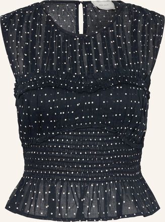 Neo Noir Neo Noir Top Tiril Mit R&uuml;schen schwarz
