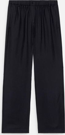 Arket Hose Aus Seidentwill -Schwarz