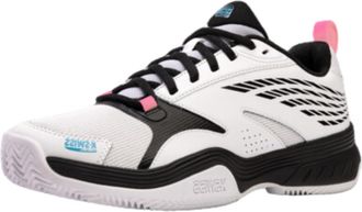 K-Swiss Performance Herren Speedex Padel Tennis Shoe, White/Black/Aquarius, 39.5 EU