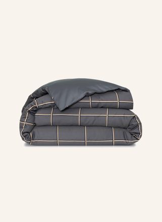 HUGO BOSS Bettw&auml;sche Set Bosscheck grau