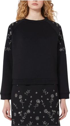 Max Mara Femme, Sweatshirts et sweats &agrave; capuche, Noir, Taille: 36 FR SweaT-shirts