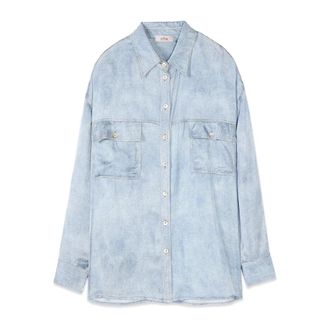 Oltre Damen, Blusen & Hemden, Blau, LGr&ouml;&szlig;e