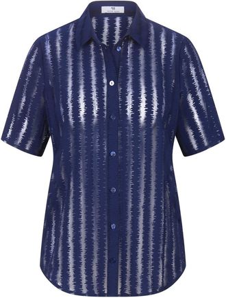 Peter Hahn Bluse Peter Hahn blau