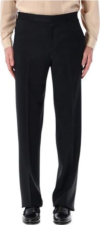 Lardini Homme, Pantalons, Noir, Taille: M Pantalon de Costume en Laine Tailleur