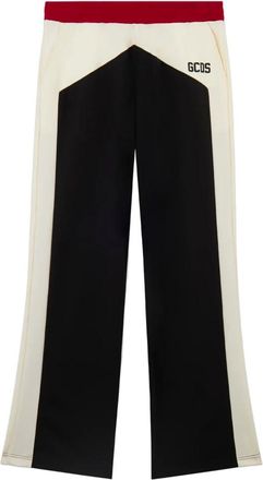 GCDS Gcds, Homme, Pantalons, Noir, Taille: XS Color Block Straight Track Pant