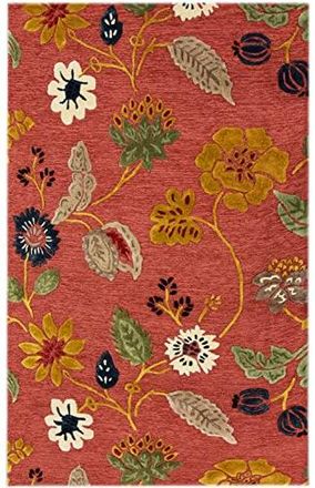 Bakero Flowers 1510 Red 122x183cm