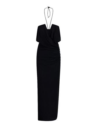 Amazu&igrave;n Knielanges Kleid - Schwarz