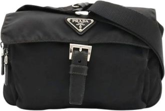 Prada Pre-owned Pochette Sac Bandouli&egrave;re Vintage - Femme - Pre-owned - Noir - Taille: ONE Size