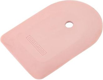 Fackelmann Fackelmann Multischaber Squeegee Blossom Harmony - Silikon-Schaber in mattem Apricot, runde Form f&uuml;r Sch&uuml;sseln & T&ouml;pfe, zum Streichen & Reinigen, Sp&uuml;l