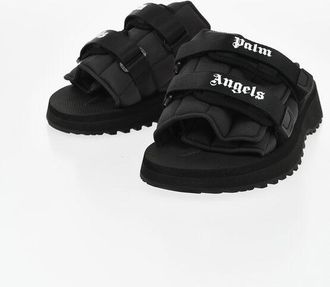 Palm Angels SUICOKE Sandals In Solid Color MOTO-P with Contrast Logo size 10
