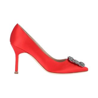 Manolo Blahnik Femme, Chaussures, Rouge, Taille: 36 EU Escarpins