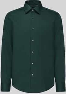 HUGO BOSS Regular Fit Businesshemd mit Label-Detail