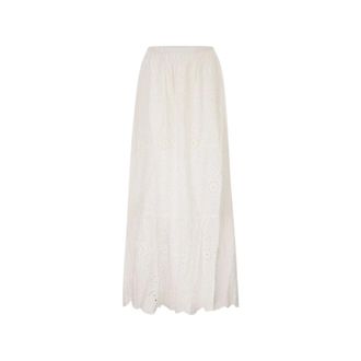 MC2 Saint Barth Femme, Jupes, Blanc, Taille: 42 FR Maxi Skirts