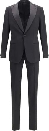 Giorgio Armani Homme, Costumes, Noir, Taille: S Costume crois&eacute;