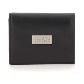 Maison Margiela unisex, Accessoires, Noir, Taille: ONE Size Portefeuille en cuir