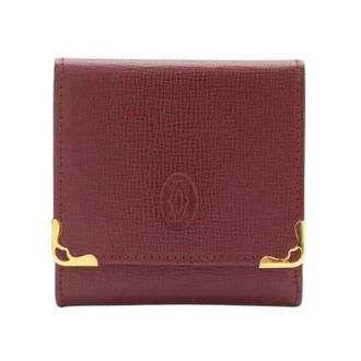 Cartier Pre-owned Must Line Leder M&uuml;nzetui - - Pre-owned - Damen - Rot - ONE SIZE