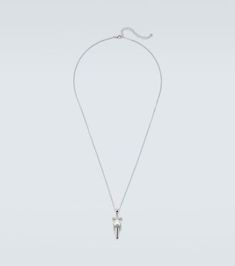 Mateo Bijoux Collier en argent sterling avec perle