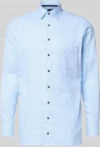 Olymp Regular Fit Businesshemd aus reiner Baumwolle mit Kentkragen