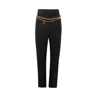 Elisabetta Franchi Pat3546E2 Hose - - Trousers - Damen - Schwarzk - XL