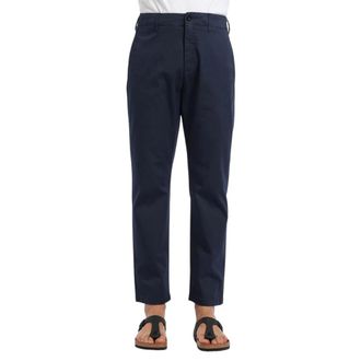 Department Five Regul&auml;re Chinos mit Flacher Tasche - - Trousers - Herren - Blau - W30