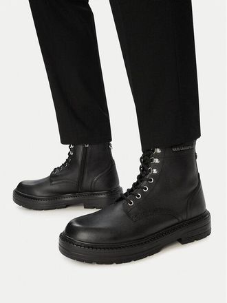 Karl Lagerfeld Schn&uuml;rstiefeletten Miles KL10255 Schwarz