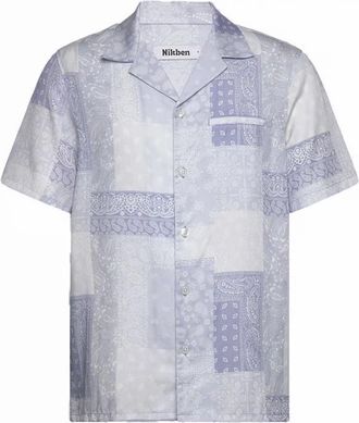 Nikben Homme, Chemises, Bleu, Taille: M La Brea Shirt