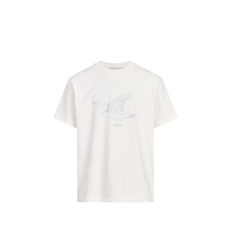Pas Une Marque T-shirt ample imprim&eacute; en coton