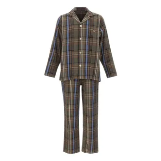 Polo Ralph Lauren Ensemble de pyjama en coton &agrave; motif tartan - Homme - V&ecirc;tements de nuit et de d&eacute;tente - Multicolore - Taille: M