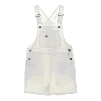 Dickies Canvas Latzhose mit verstellbaren Tr&auml;gern - - Jumpsuits & Playsuits - Damen - Grau - L
