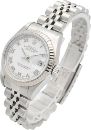 Rolex Montre Datejust Vintage doccasion - Femme - Pre-owned - Blanc - Taille: ONE Size
