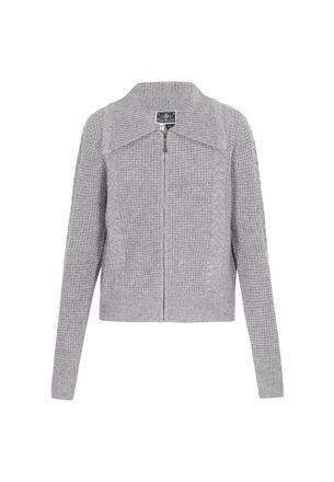 Dreimaster Dreimaster Strickjacke Frauen HellGrauMelange