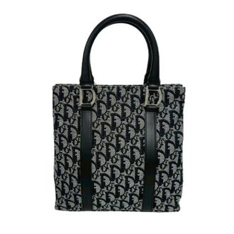 Dior Pre-owned Trotter Canvas Leder Handtasche - - Pre-owned - Damen - Schwarzk - ONE SIZE