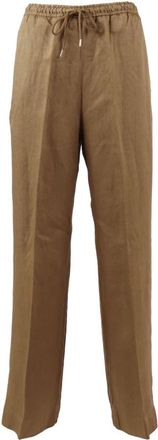 BRIGLIA 1949 Femme, Pantalons, Brun, Taille: 40 FR Straight Pantalons