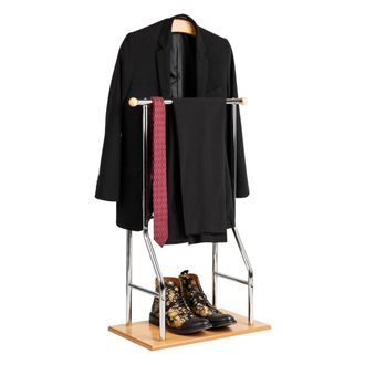 Mind Reader Herrendiener Kleiderst&auml;nder, silberfarben