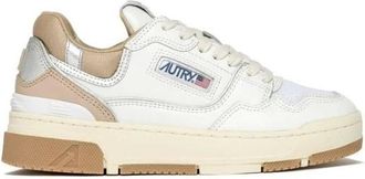 Autry Femme, Chaussures, Blanc, Taille: 36 EU Leather Low Top Baskets