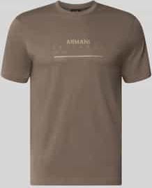 A|X Armani Exchange Slim Fit T-Shirt aus reiner Baumwolle mit Logo-Print