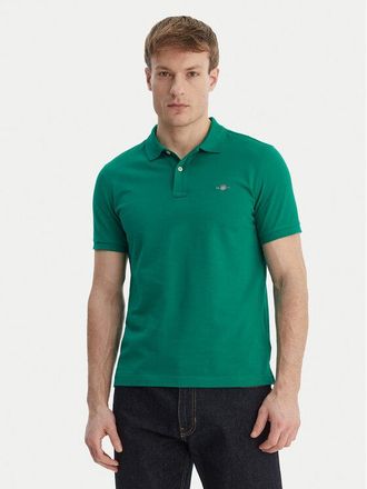 GANT Poloshirt Shield 2220 Gr&uuml;n Slim Fit