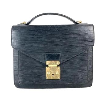 Louis Vuitton unisex, Pre-owned, Noir, Taille: ONE Size Sac &agrave; main en cuir Epi Pre-owned
