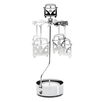 Volkswagen 3B2087798 Teelichtkarussell Teelichthalter Weihnachten Winter Kerzenhalter, im VW T1 Bulli Design