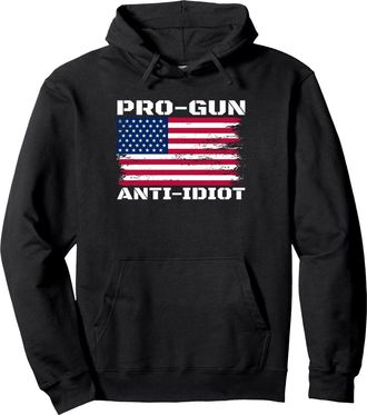 The Salty Veteran Pro-Gun Anti-Idiot Pullover Hoodie