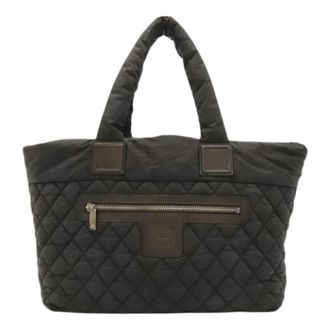 Chanel Pre-owned Vintage Nylon Shoulder Tote - - Pre-owned - Damen - Schwarzk - ONE SIZE