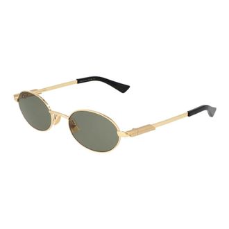 Bottega Veneta Classic Oval Lunettes de soleil - unisex - Accessoires - Jaune - Taille: 52 MM