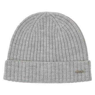 Joop Herren warme Strickm&uuml;tze aus 100% Wolle, Grey