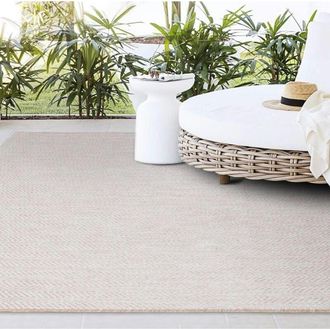 Pier Import Tapis de salon écru - motif chevron, 200x290 cm istanbul