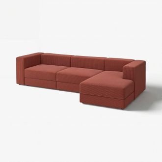 IKEA J&Auml;TTEBO 4er-Sitzelement + R&eacute;camiere