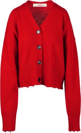 Jucca Femme, Pulls, Rouge, Taille: 40 FR Cardigan Crop