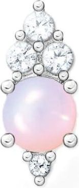 Thomas Sabo Thomas Sabo Einzel Ohrstecker Opal-Imitation 925 Sterling Silber H2181-166-7