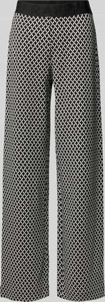 Raffaello Rossi Wide Leg Stoffhose mit elastischem Label-Bund Modell ELAINE