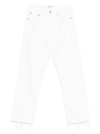 A Gold E jean en coton biologique - Blanc