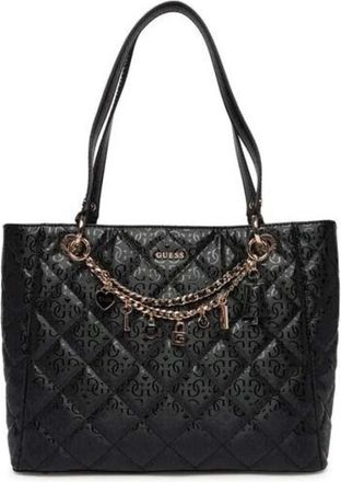 Guess Femme, Sacs, Noir, Taille: ONE Size Libby Noel Tote